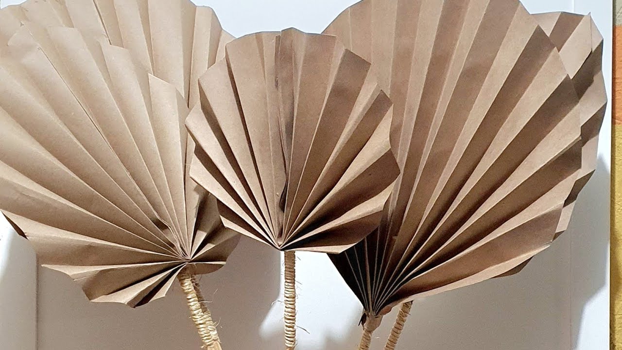 COMO HACER HOJAS DE PAPEL CRAFT FACIL Y RAPIDO. - YouTube