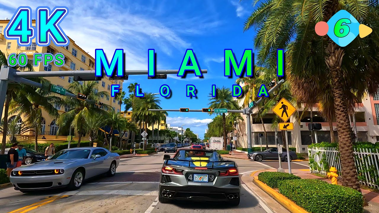 Mega Miami Drive Part 6/9, Florida USA 4K-UHD - YouTube