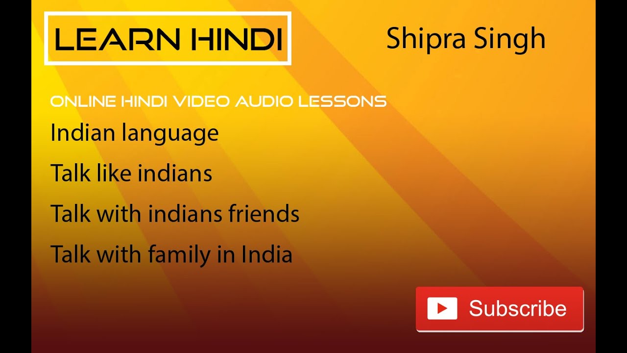 Hindi tutors online - YouTube