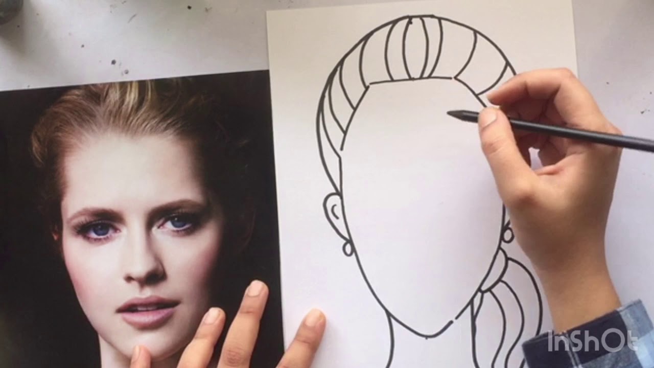 How to draw a portrait | DIY Kids Art Tutorial - YouTube