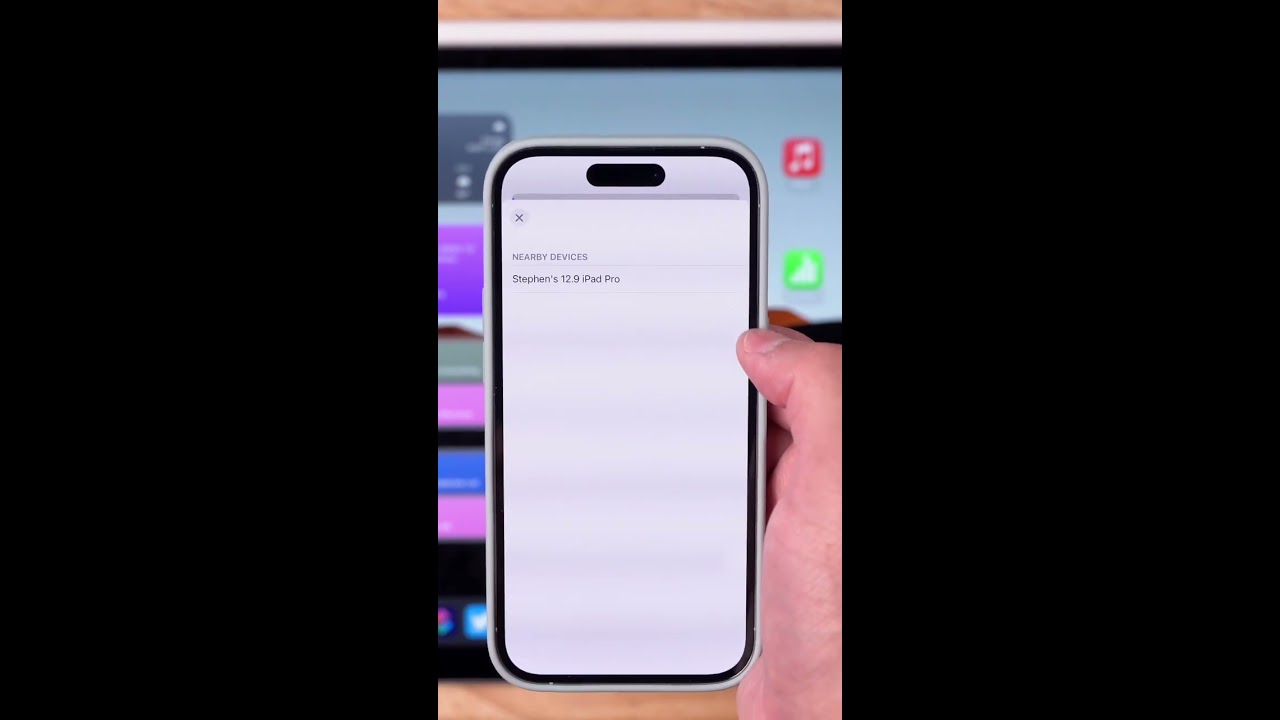 Remotely Control iPad from iPhone