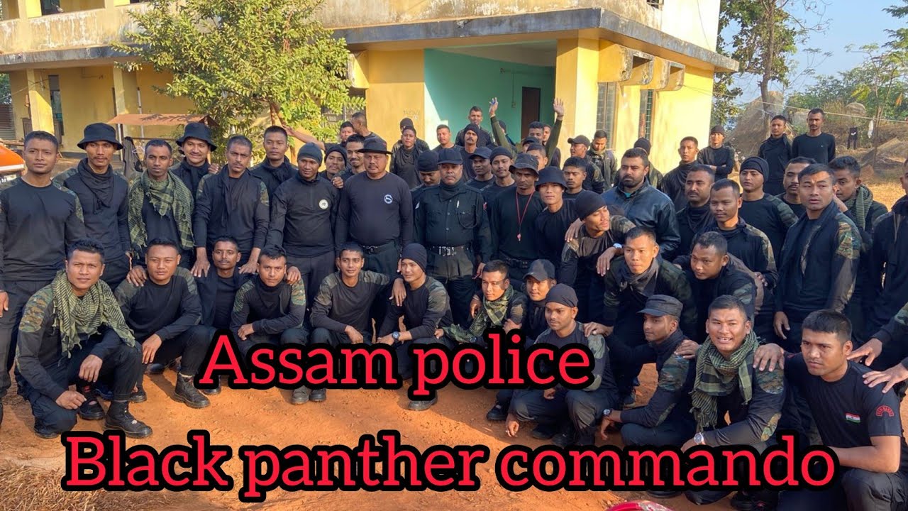Assam police black panther commando !! enjoying all trainings!! - YouTube