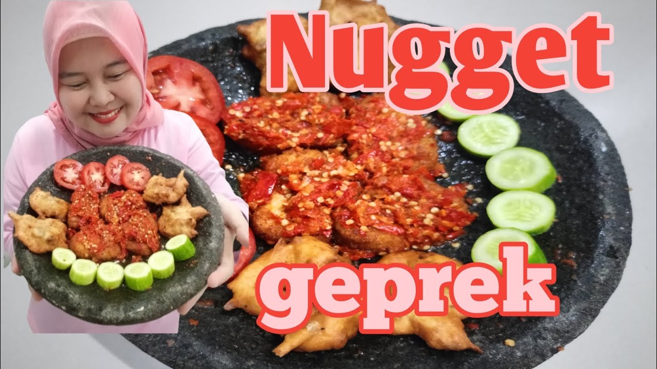 PEDAS NIKMAT !! NUGGET GEPREK SUPER PEDAS || BIKIN MELEK 🤤🥵 - YouTube