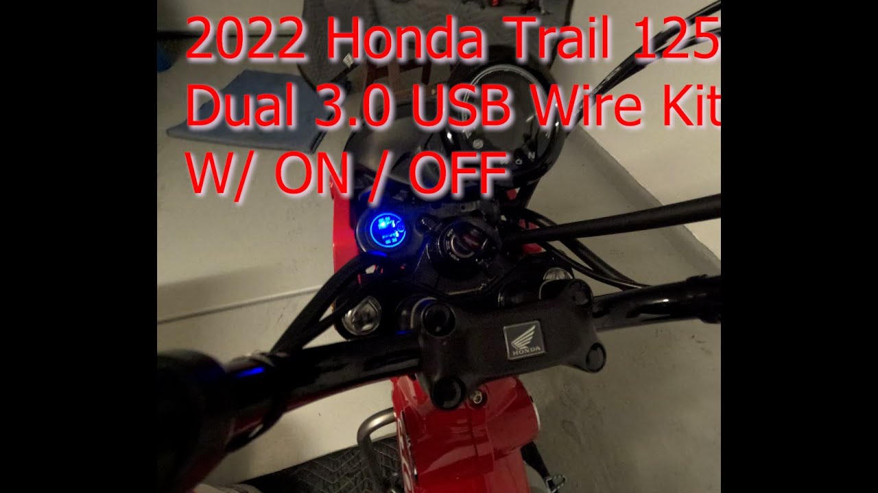 How to make Dual USB Socket On /Off Wire Kit for any 12 volt Motorcycle ...