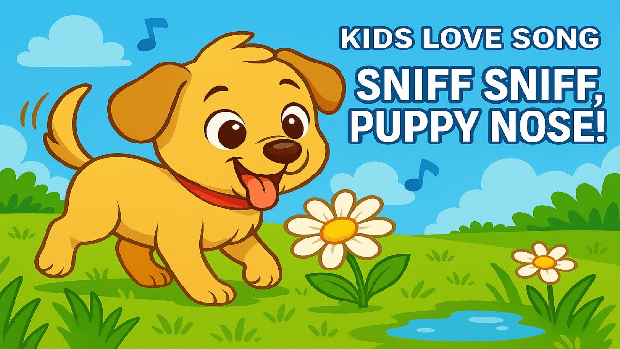 Kids Love Song & Nursery Rhymes 🎵 | Sniff Sniff, Puppy Nose! (우리 아이가 ...