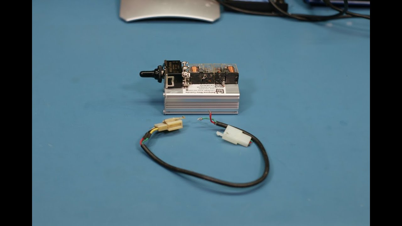 ebike dual motor control with 3 speed switch v2 - YouTube