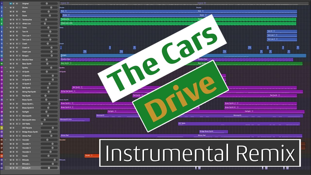 The Cars - Drive (Instrumental Remix) - YouTube
