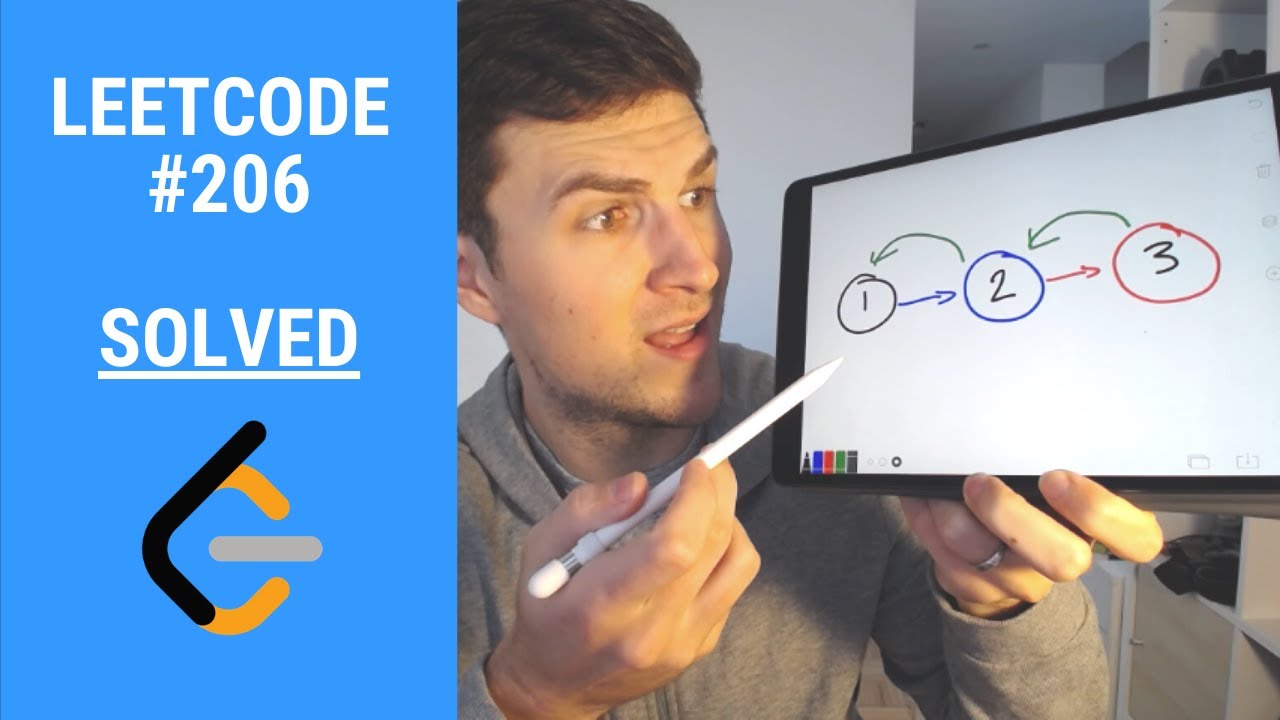 Reverse Linked List Tutorial Leetcode 206 Youtube