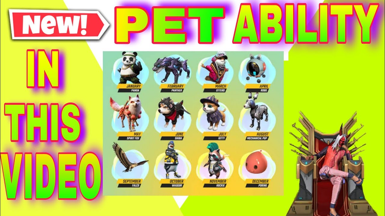 NEW PET ABILITY IN THIS VIDEO GAMEPLAY BY #roukff - YouTube