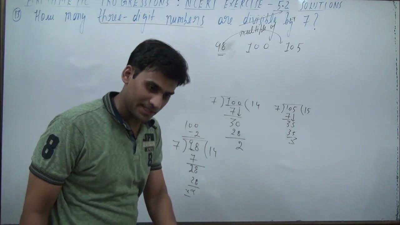 How many three-digit numbers are divisible by 7? - YouTube