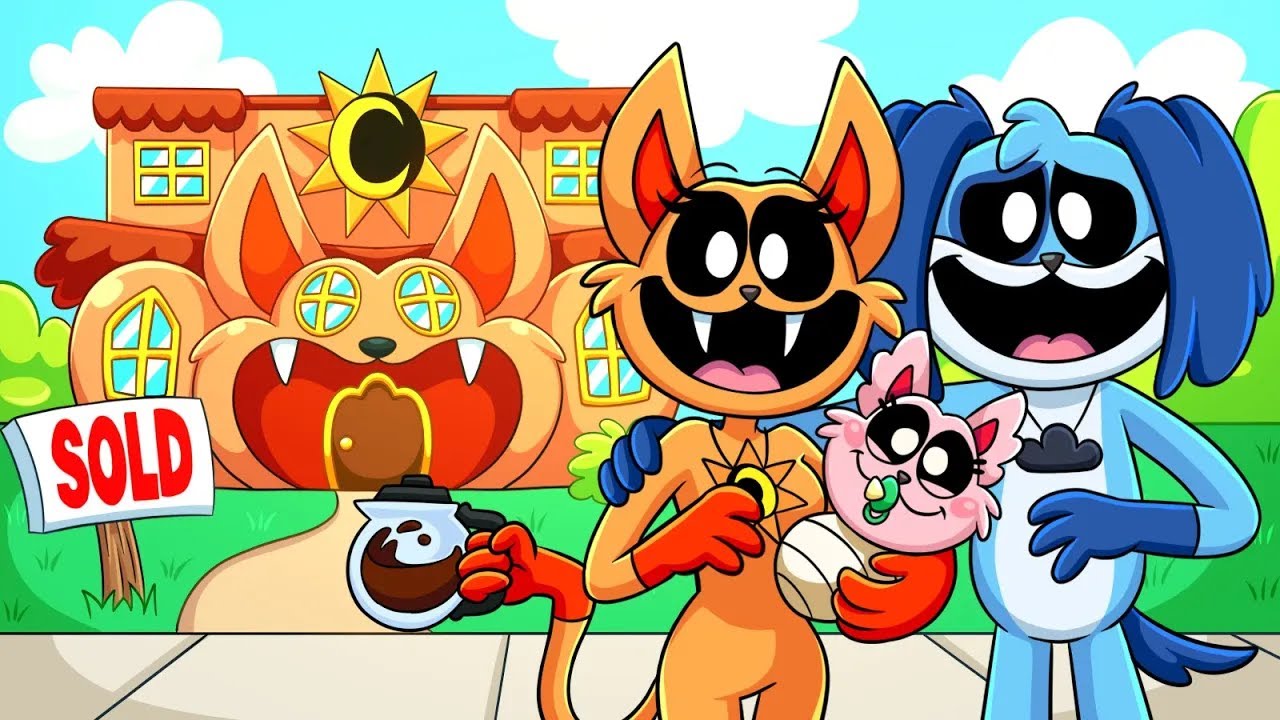 CATFEINE COMPRA SU PRIMERA CASA? Poppy Playtime Animación - YouTube
