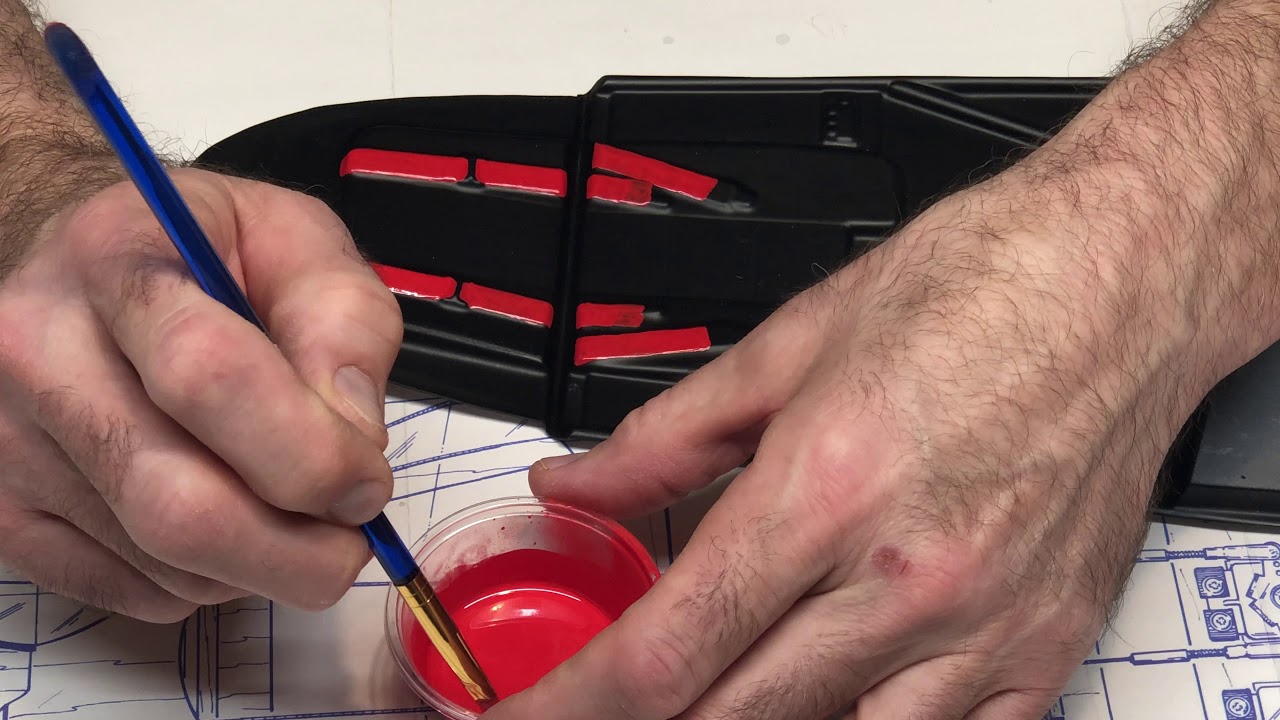 Carl Goldberg Extra 300 Cockpit Paint Session - YouTube