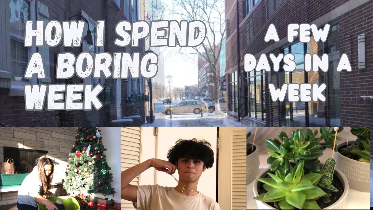 HOW I SPEND A BORING WEEK! a few days in a week video - YouTube