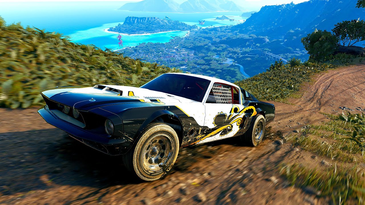 American Muscle Car Shelby GT500 Rally Raid Offroading Drive Offroad ...