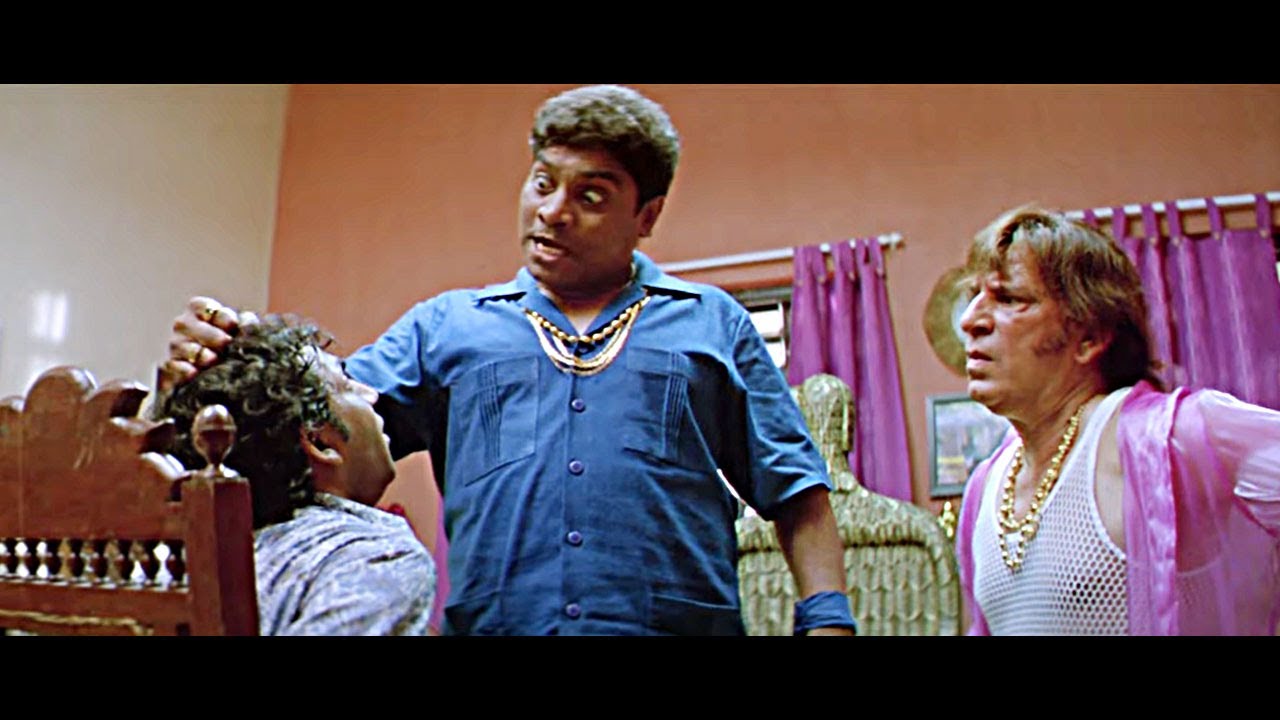अभी इधर ही टपका डालूंगा तेरेको - Johnny Lever | Bollywood Comedy Scene ...