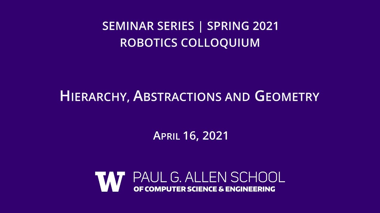 Hierarchy, Abstractions and Geometry (Nicholas Roy, MIT) - YouTube