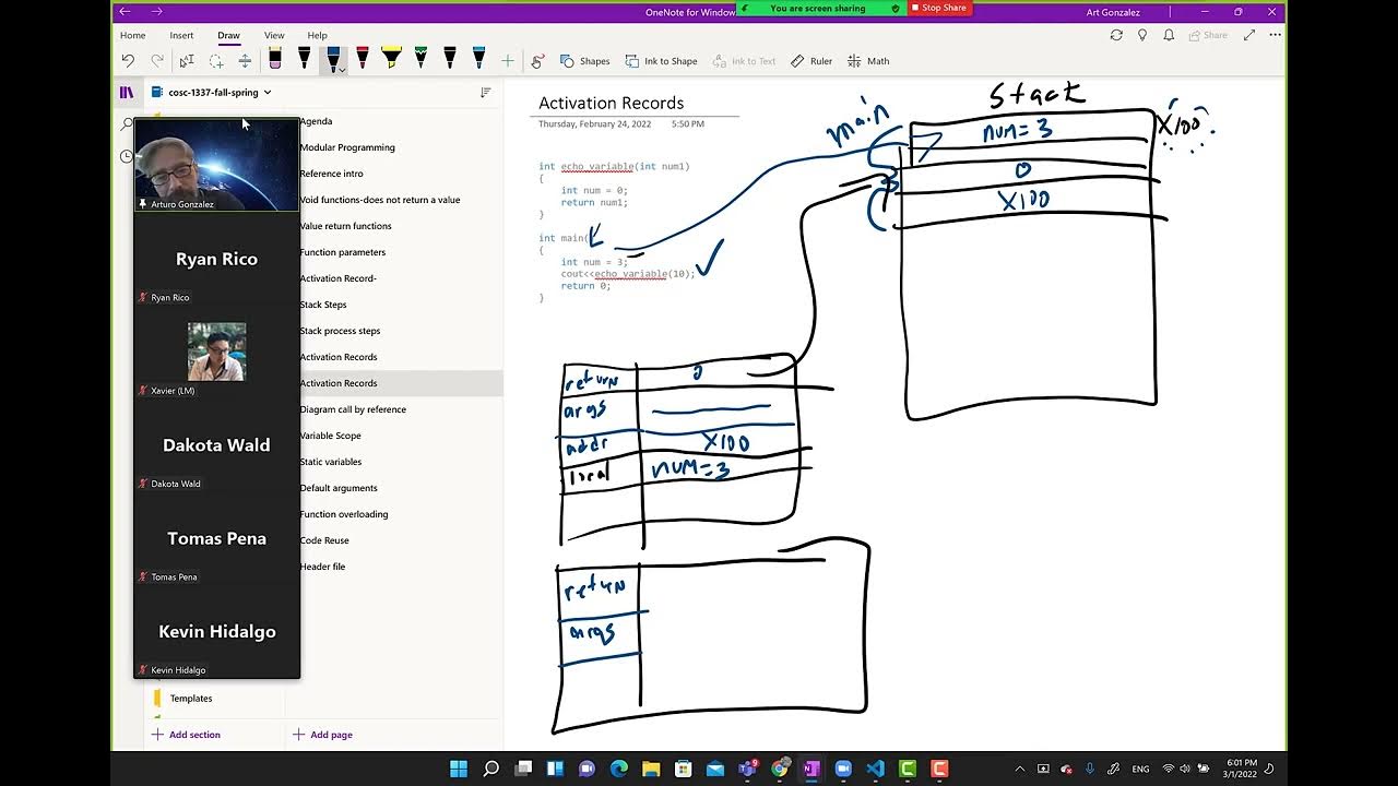 030122 C++ value and reference parameters, scope, static, and default params - YouTube