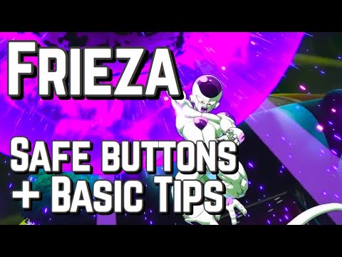 Dragon Ball Fighterz Frieza Safe Buttons and Basic Tips - YouTube