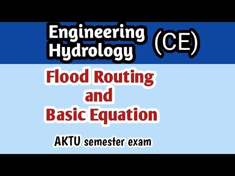 Flood Routing l Engineering hydrology l categories of routing #flood ...