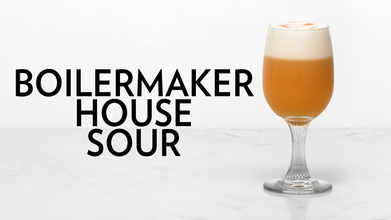 A cocktail from Down Under, The Boilermaker House Sour! - YouTube