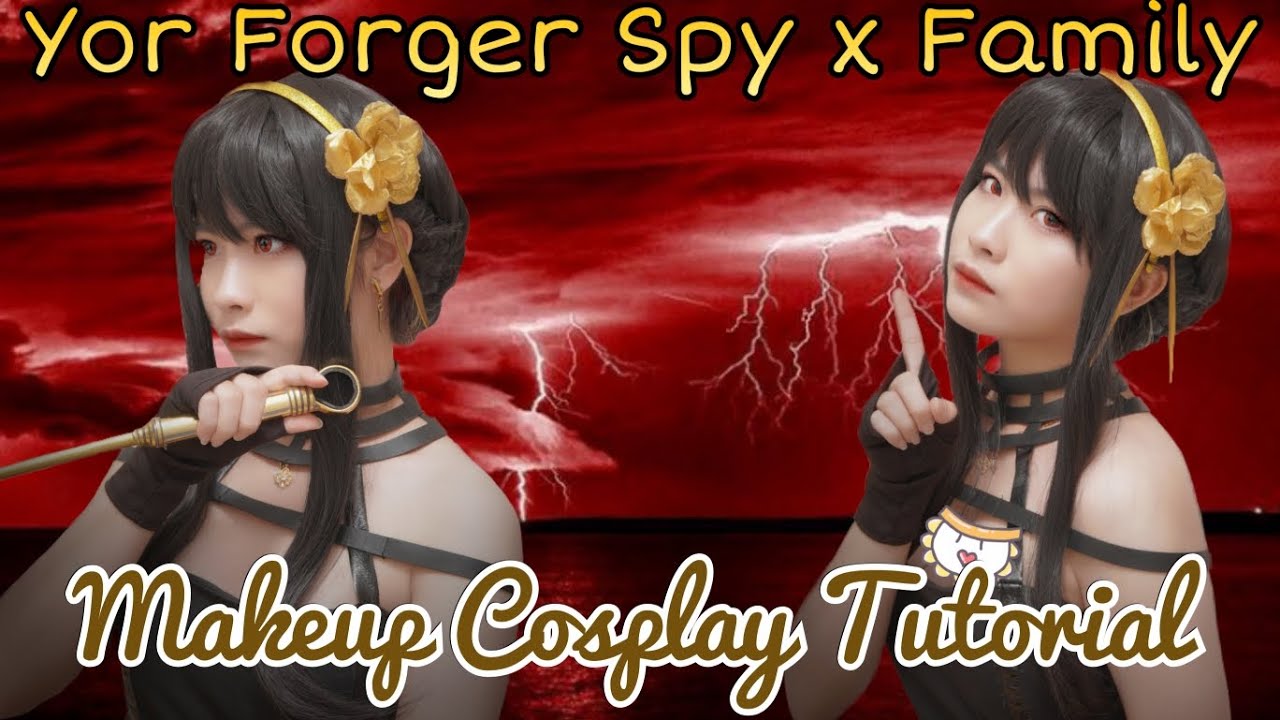 🗡 Yor Forger from Spy x Family Cosplay Makeup Tutorial 🗡 - YouTube