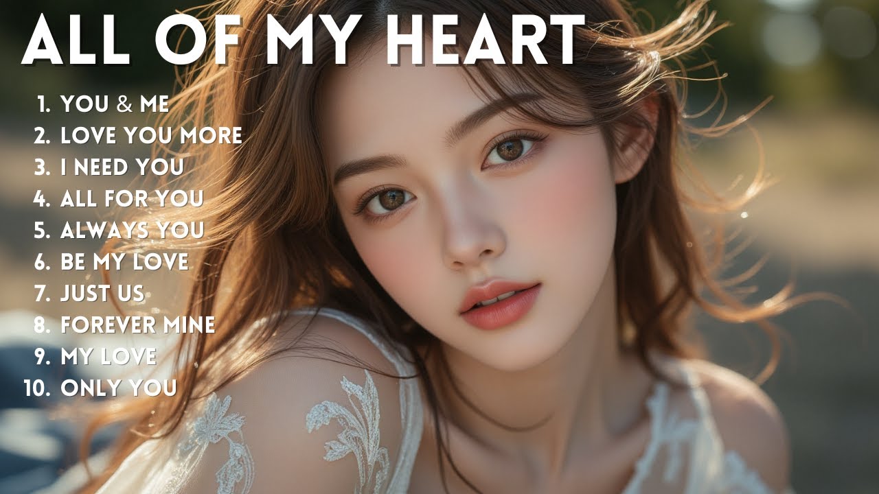 ROMANTIC LOVE SONG💖|| ALL OF MY HEART || NEW SONG PLAYLIST 2025 - YouTube