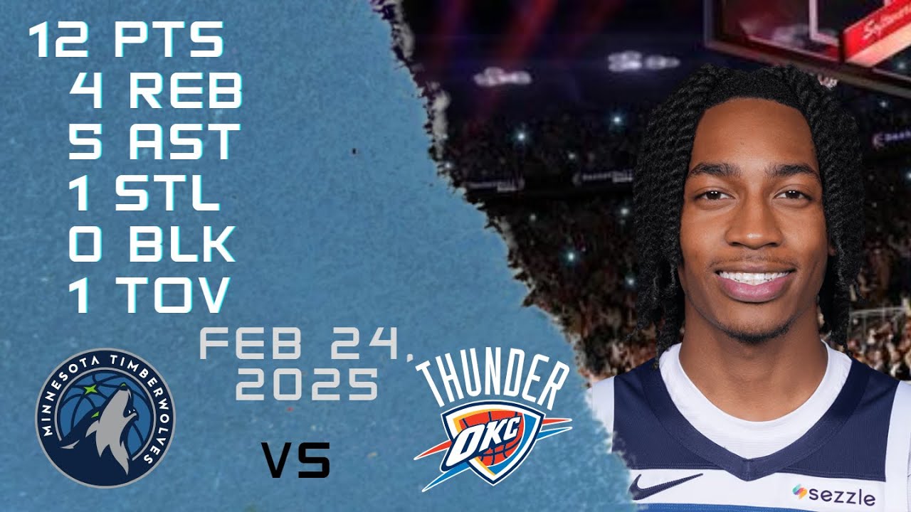 Rob Dillingham Player Full High Lowlights vs THUNDER 24 02 2025 Regular ...