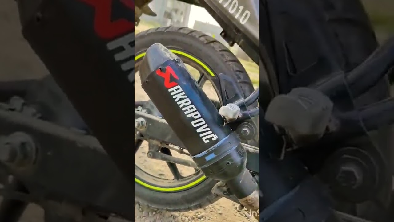 Akrapovic Full System Exhaust on TVS Raider #akrapovic #exhaust # ...