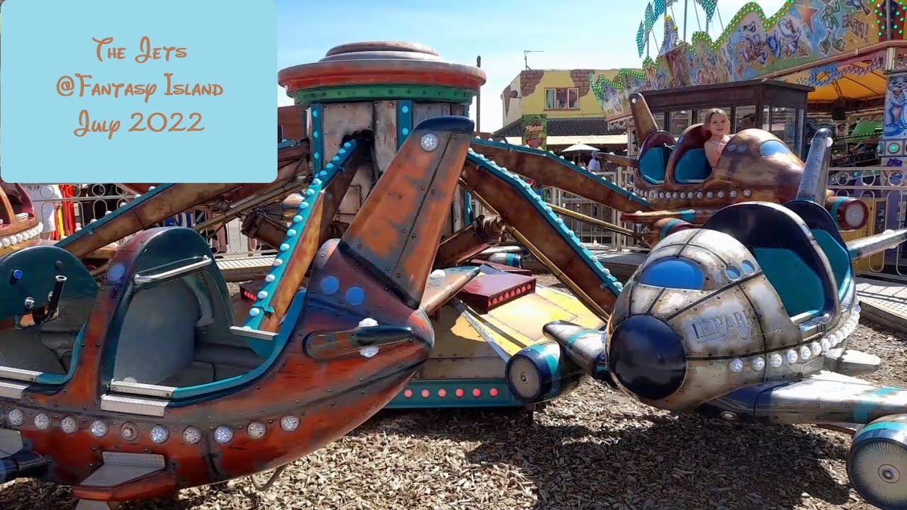 Fantasy Island The Jets Mobile phone off ride footages July 2022 - YouTube