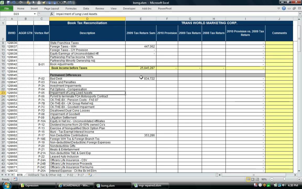 Boardwalk Demo for Tax Workpaper - YouTube