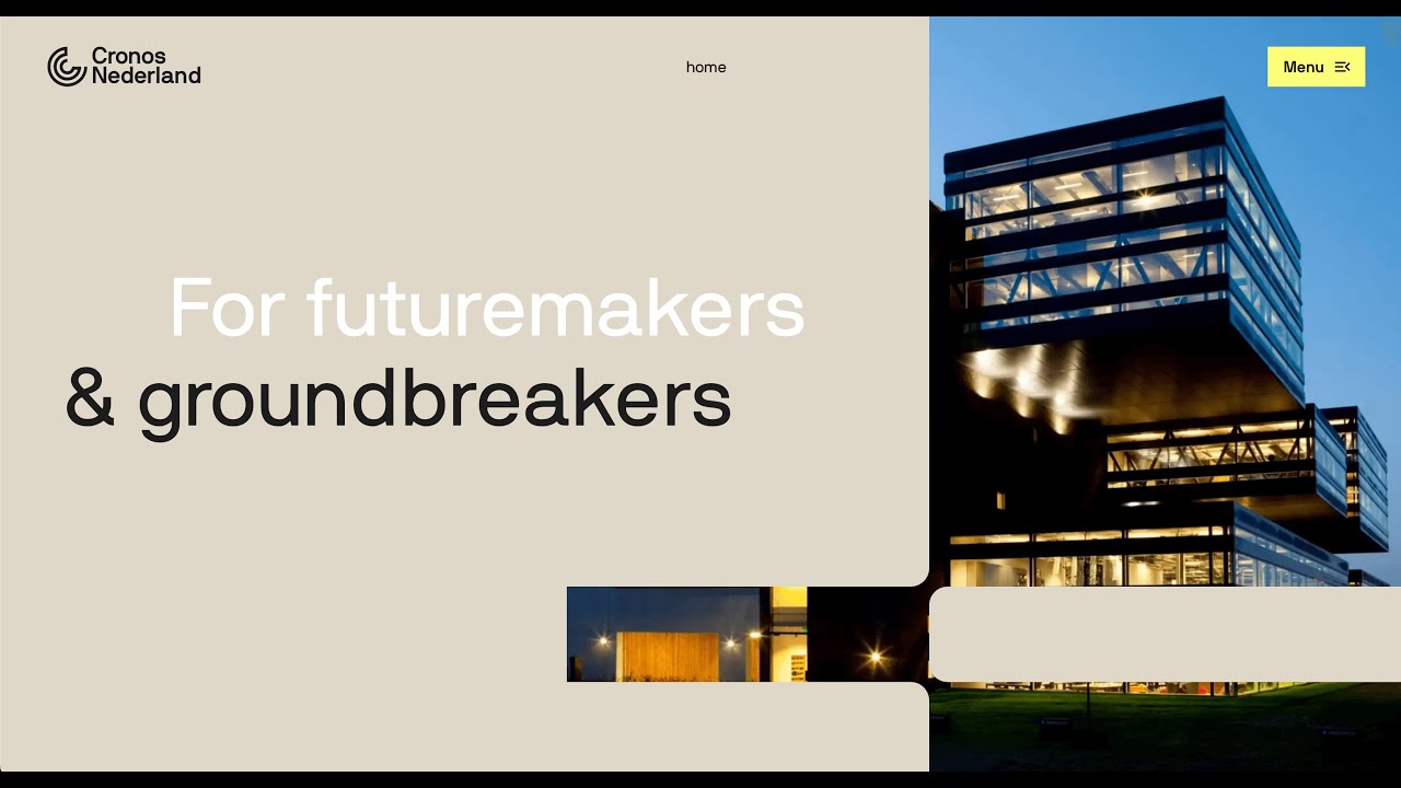 Cronos Nederland For futuremakers & groundbreakers — Curated by WEBGRAPH - YouTube