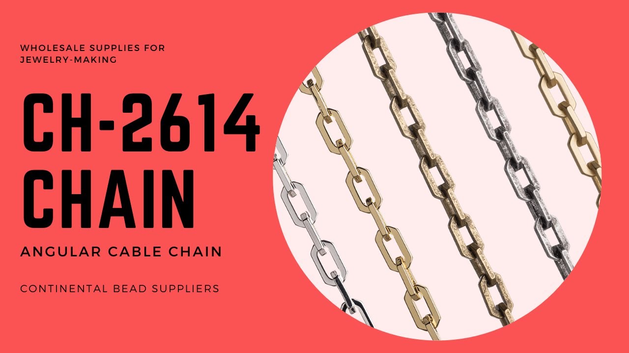 CH 2614 6mm x 10mm Angular Cable Chain - YouTube