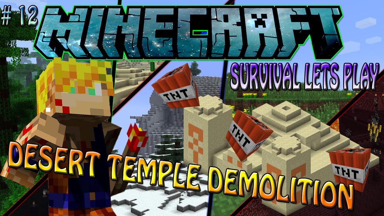 Minecraft: 1.8 Bountiful Update - Survival Lets Play Ep.12 - Desert ...
