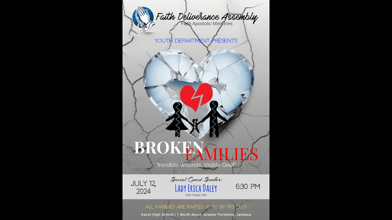FDA July 12, 2024 | Lady Erica Daley | Broken Families: Invisible ...