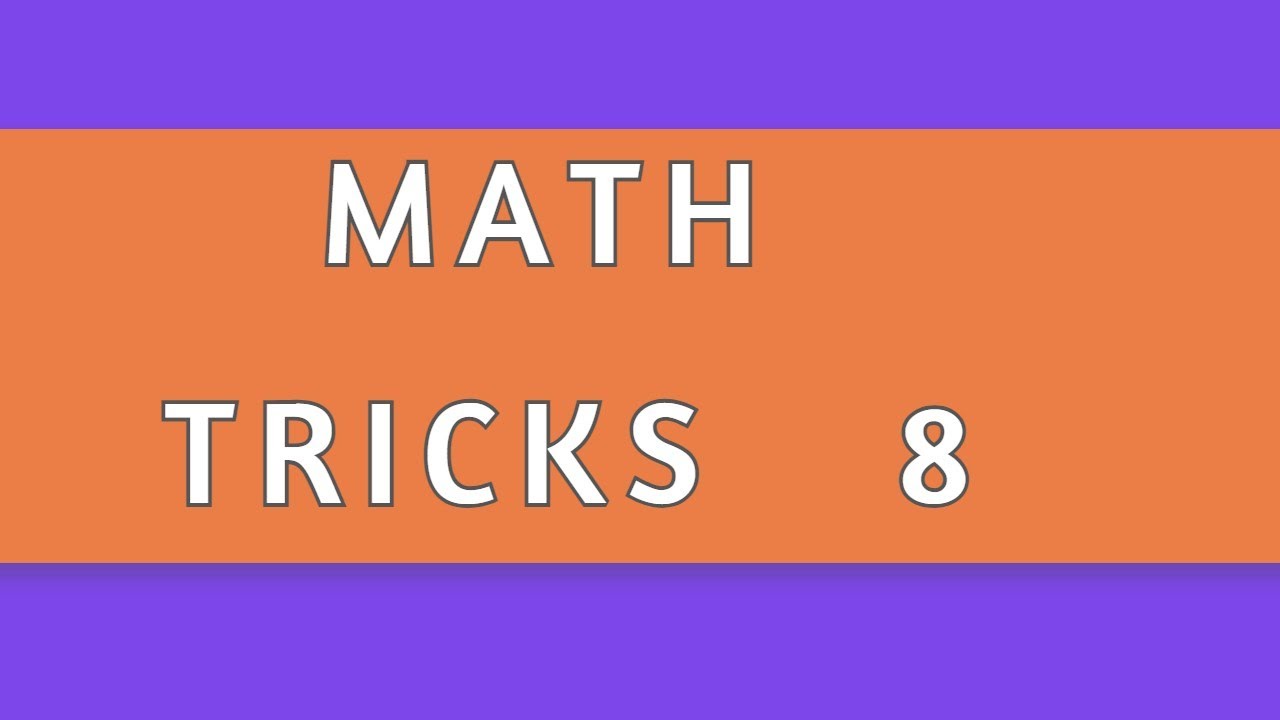 HOW TO FAST CALCULATE #math #mathticks - YouTube
