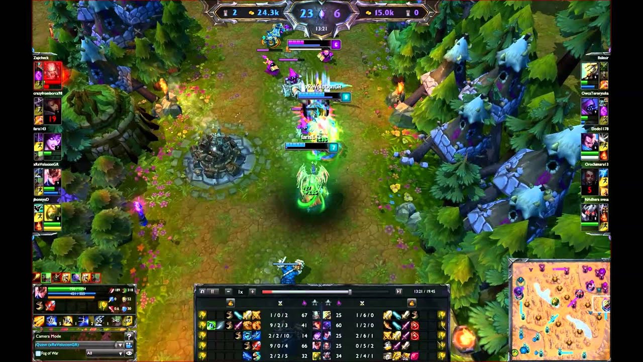 LoL: Silver 5 Ranked Game OP Quinn (Greek Voice) - YouTube