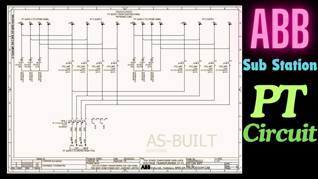 ABB AIS Chapter: 5_ PT Circuit Study. - YouTube