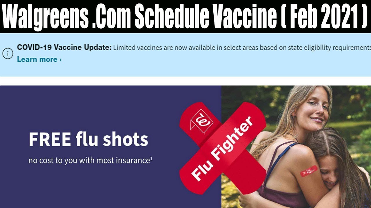 Walgreens .Com Schedule Vaccine ( Feb 2021) Know The Facts! Watch ...