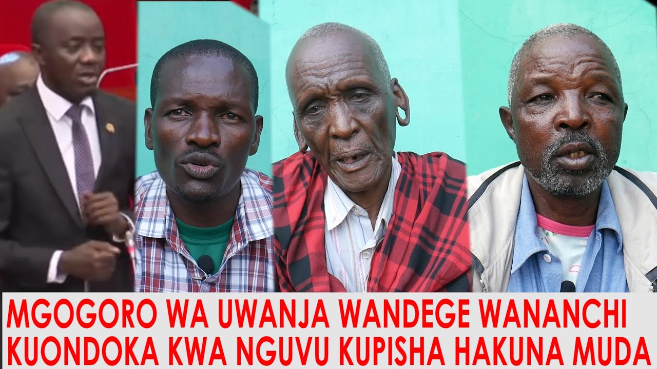 TAHARUKI ; MGOGORO KIA WANANCHI KUONDOSHWA WAKUFUNGULIWA ACCOUNT ...