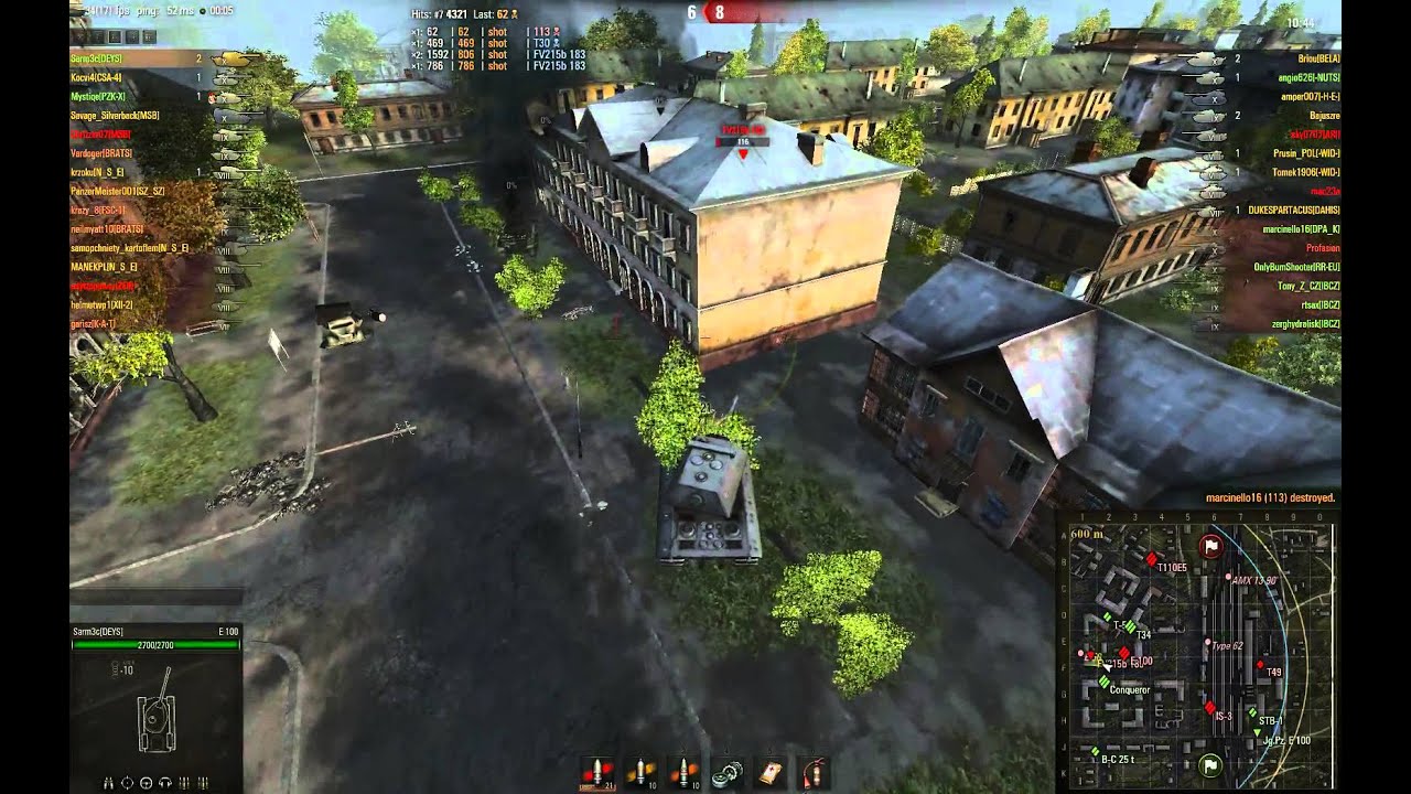 Cat and Mouse, E100 in action... - YouTube