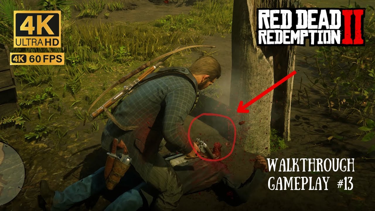 4K UHD RED DEAD REDEMPTION 2 Assault On Vermin Riders Part-13 (RDR 2 ...