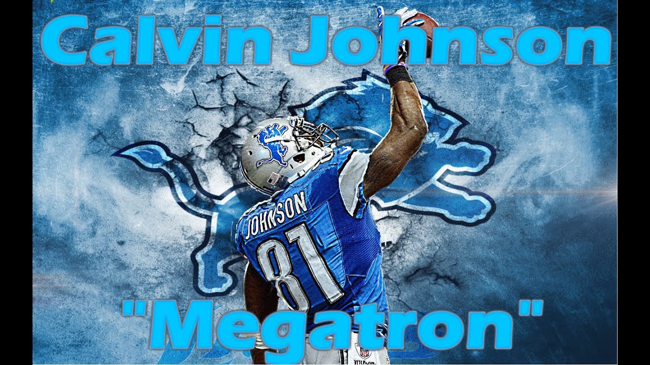 Calvin Johnson Megatron Logo Wallpaper