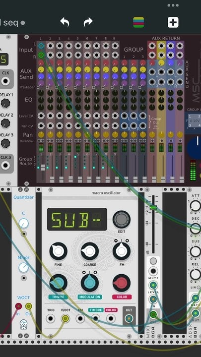 Basic synth in MiRack #mirack - YouTube
