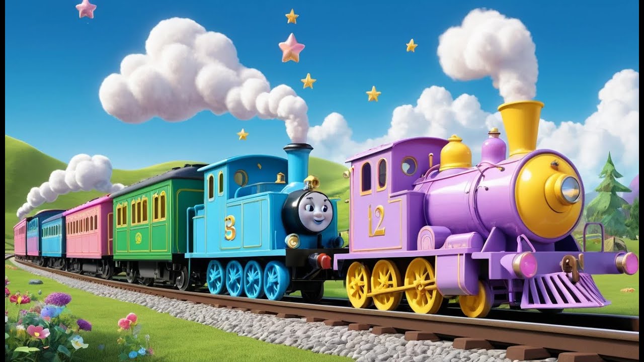 Choo Choo! The Train on the Track | Train Song for Toddlers | Lively ...