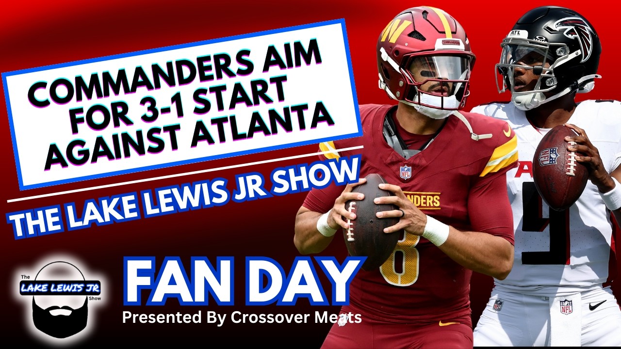 Lake Lewis Jr Show: Fan Day Washington Commanders Talk - YouTube