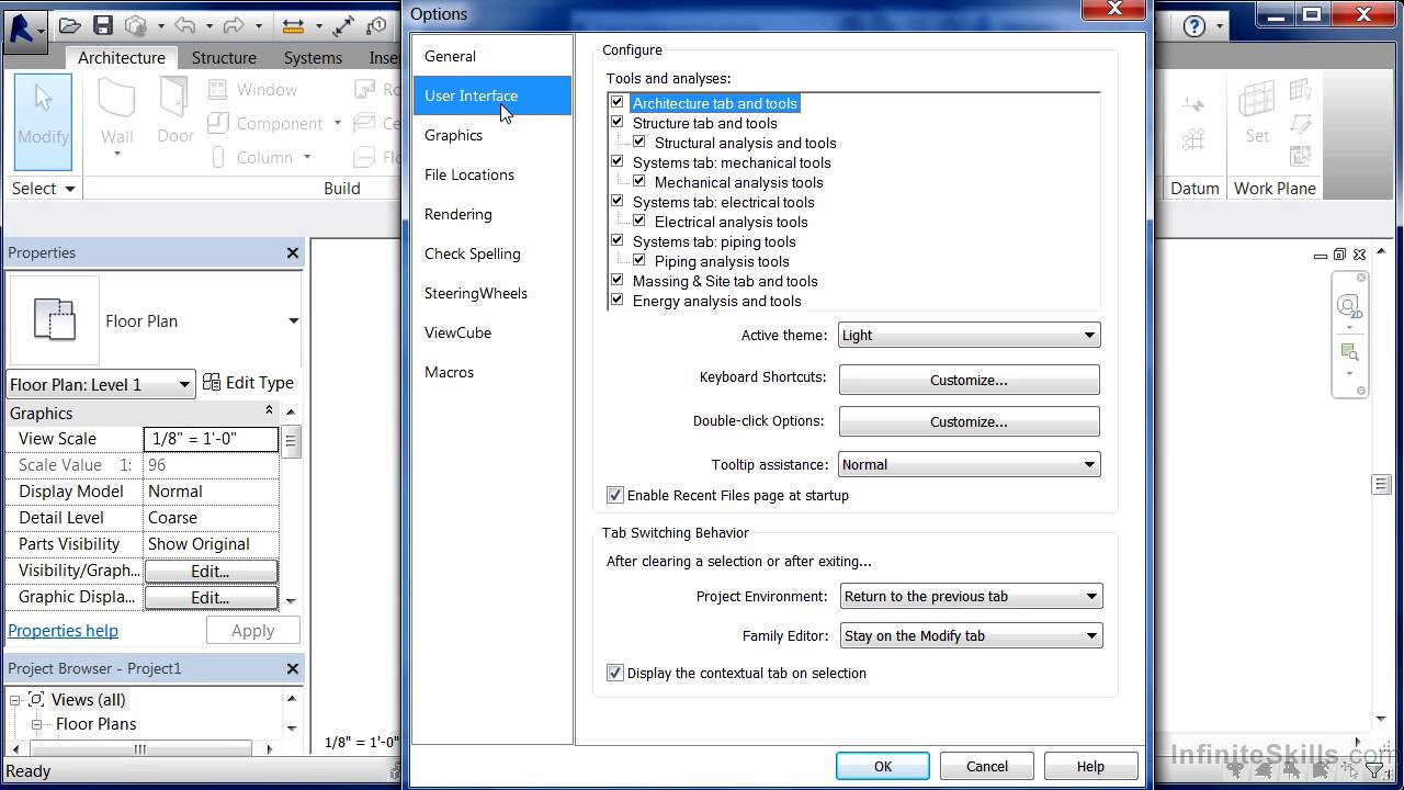 Revit tutorial - 02_01-Application Menu - YouTube