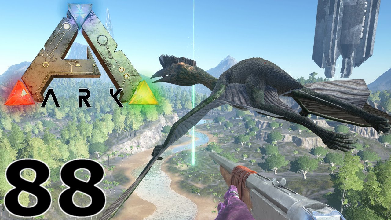 ARK #S4E88 - QUETZAL GRAPPLING HOOK SOLO TAMING | Let's Play Ark ...