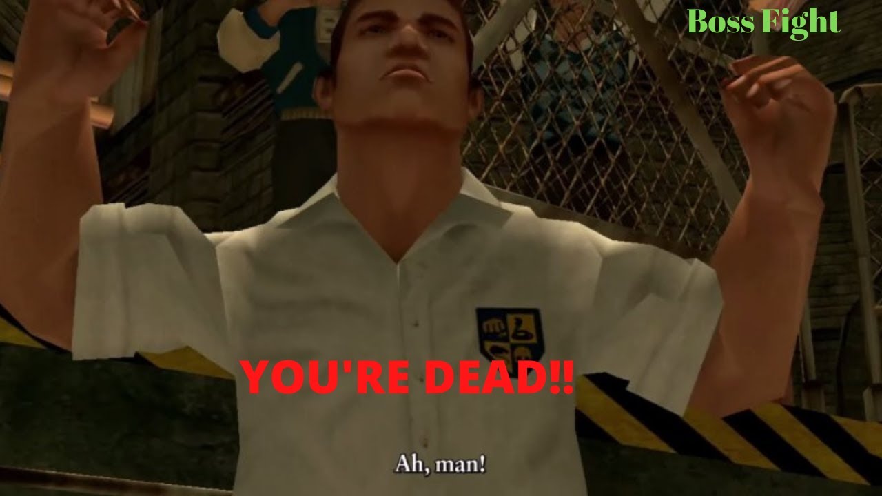 Bully: Anniversary Edition Boss Fight with RUSSEL Chapter1 'Help Gary ...