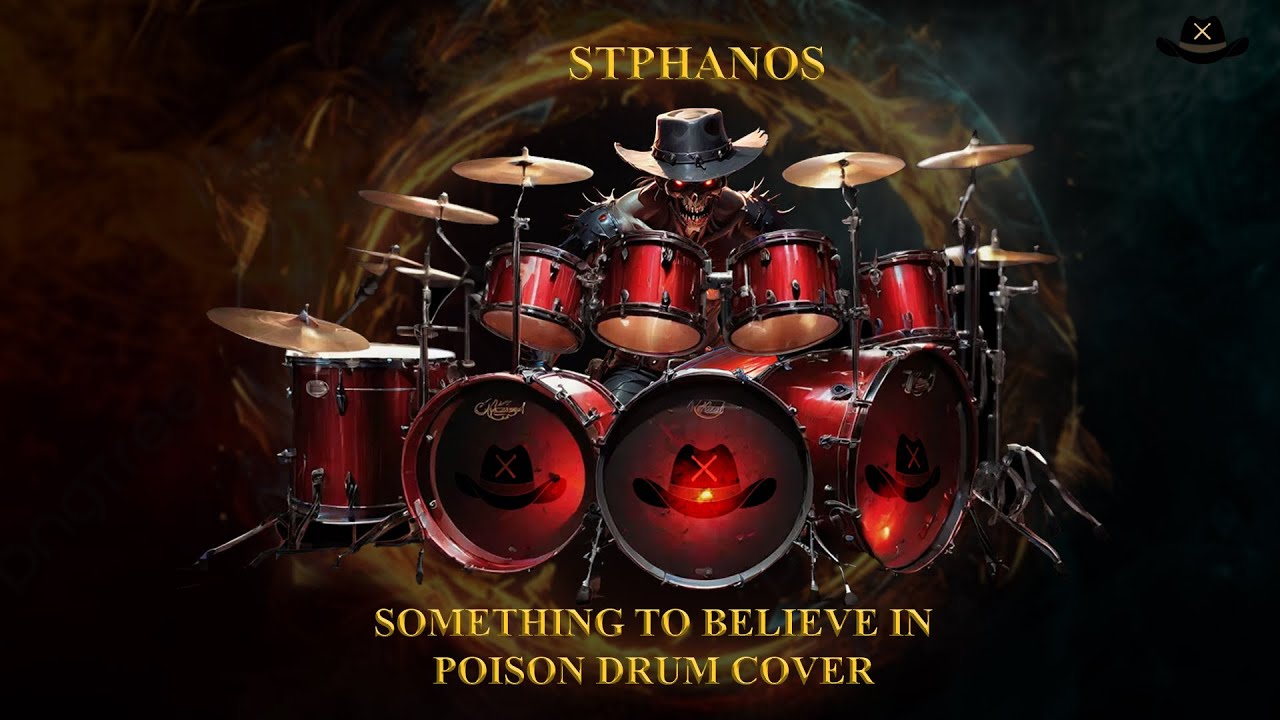 Something to Believe In - Poison Drum Cover - YouTube
