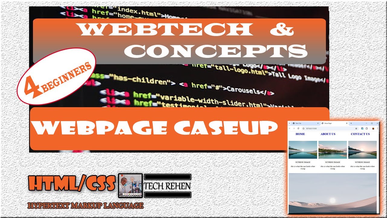 Creating a Simple Webpage Layout with Tables | WEBTECH AND CONCEPTS for ...